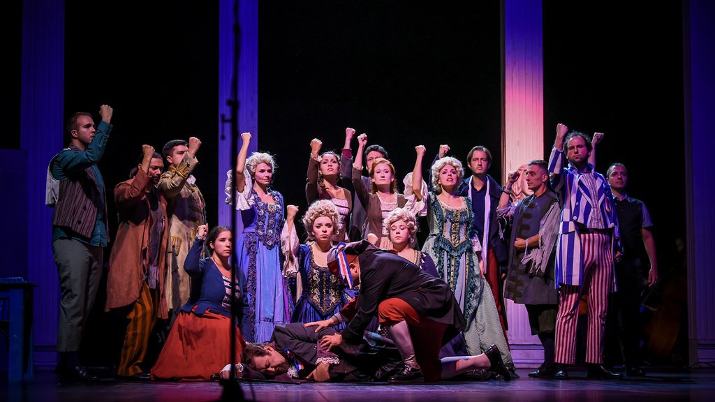 OPERSKI SPEKTAKL u Beogradu 🎭 Opera Andre Šenije održana u MTS Dvorani ...