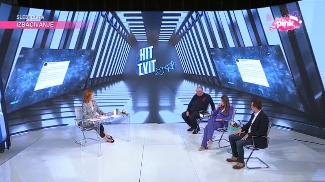 HIT TVIT📺📱: Gosti Vojislav Šešelj, Dijana Hrkalović i Luka Petrović ...